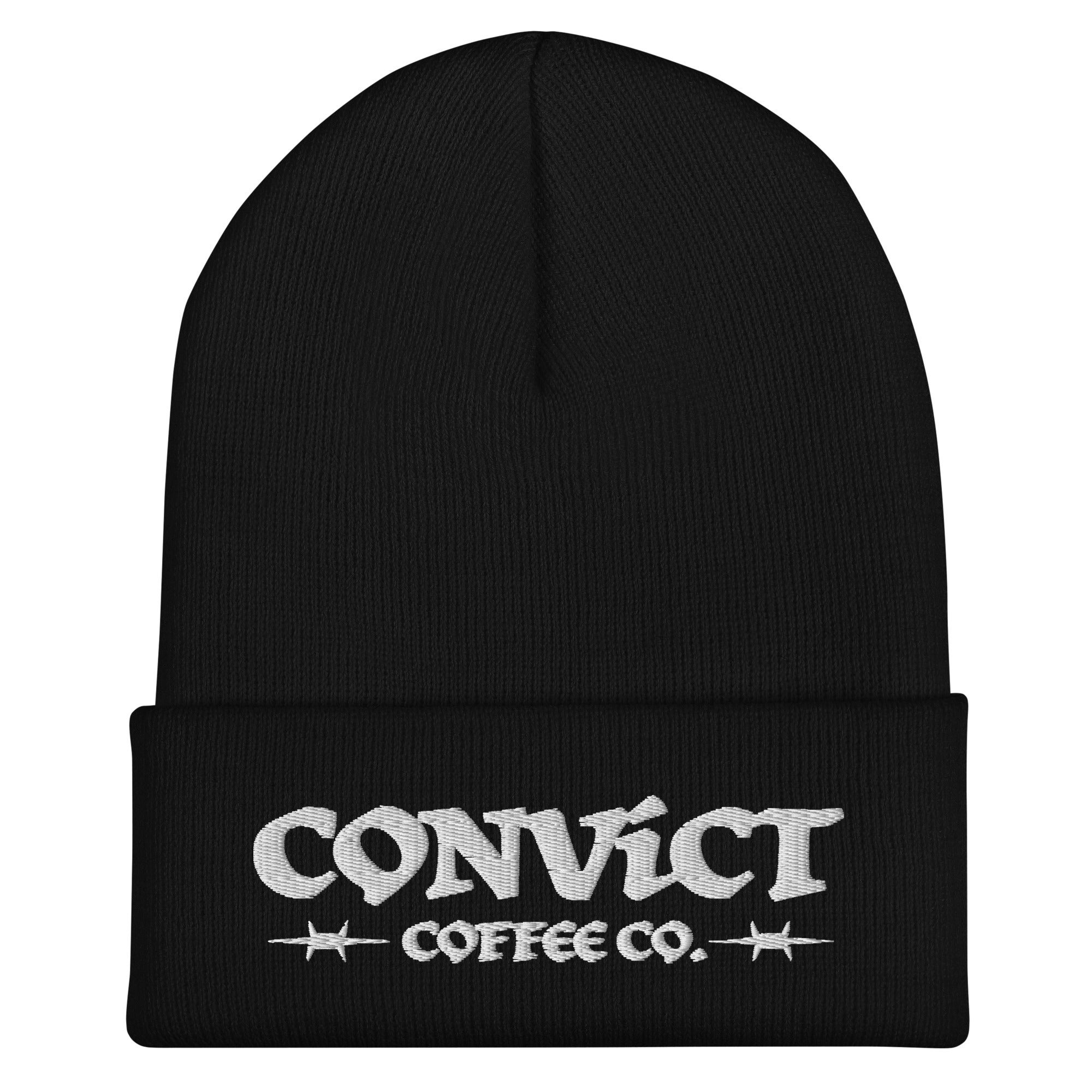 Convict Coffee Company Logo Words | Cuffed Beanie | Convict Coffee Company